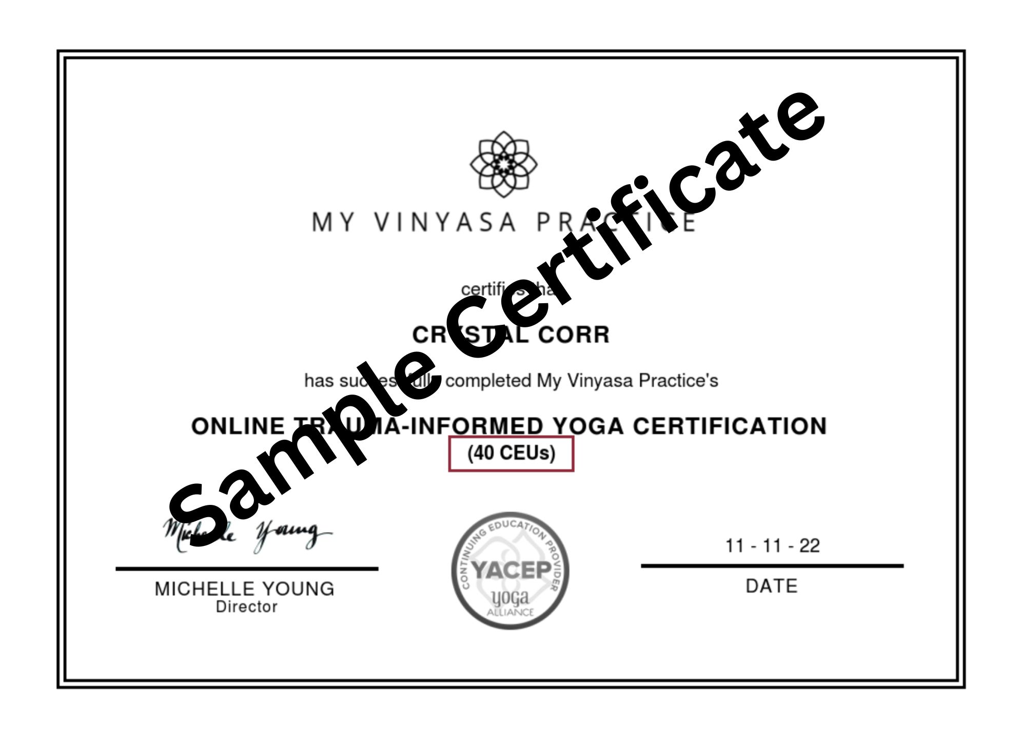 Certificates – My Vinyasa Practice