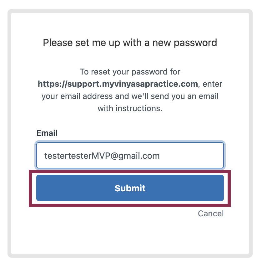 MVP Help Center | Login Issues – My Vinyasa Practice